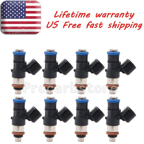 8PCS Fuel Injector 0280158051 For Camaro SS Corvette Pontiac G8 LS3 LS7 ...