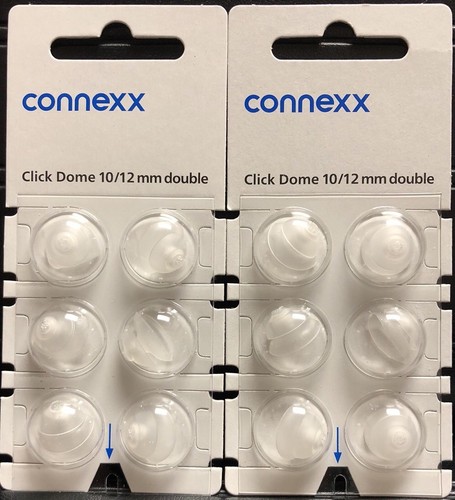 2 Pack Siemens Signia Rexton Miracle Ear 10/12mm Double Click Dome. 6 ...
