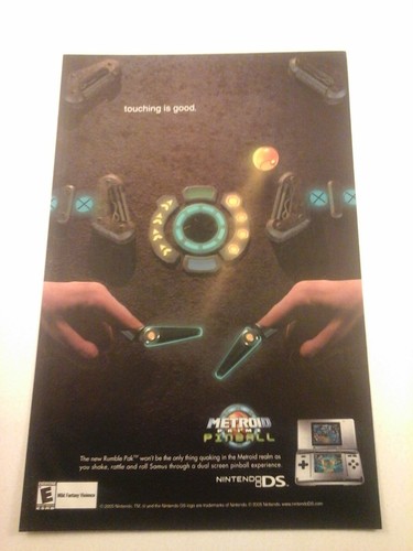 2005 Video Game Print Ad - METROID PRIME PINBALL - NINTENDO DS | eBay