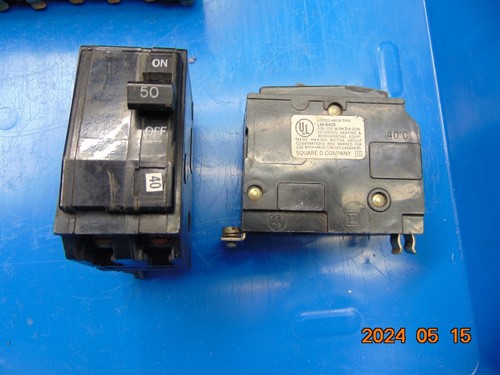 (1) Square D QOB250 50A 120/240V 10kA 2-Pole Circuit Breaker | eBay