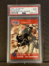 Bo Jackson Baseball Trading Card Checklist