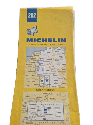 Michelin 202 Koln Essen Sheet Map 1974 map Atlas ebay uk | eBay