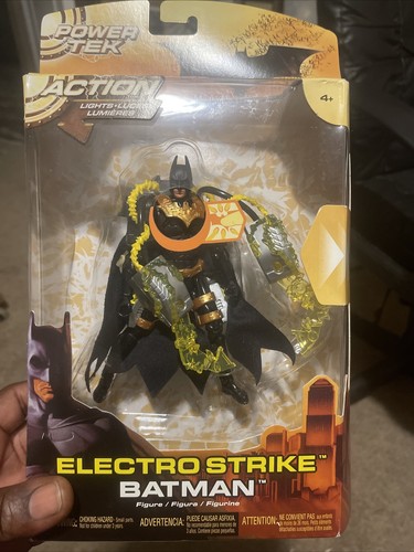 Mattel POWER TEK - ELECTRO STRIKE BATMAN New in Box 5.5" Figure V. Nice ...