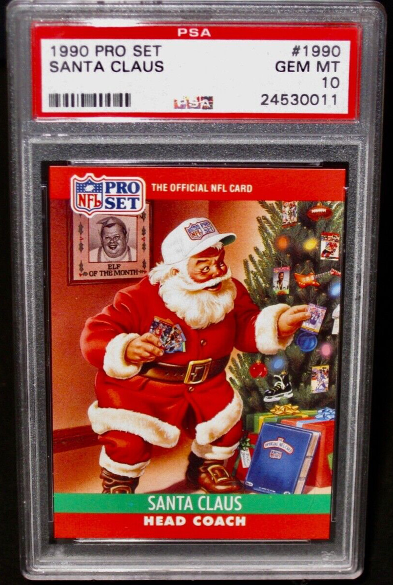 Santa Claus 1990 Pro Set #1990 Promo PSA 10 Price Guide - Sports Card ...