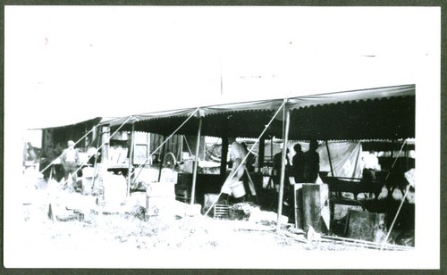 Commissary Tent John Robinson Circus backlot 1917 photograph | eBay