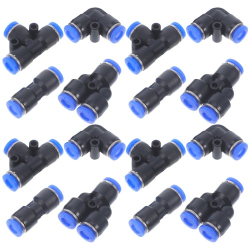 20Pcs Air Tool Fittings Quick Connect Pneumatic Connectors for Air Hose ...