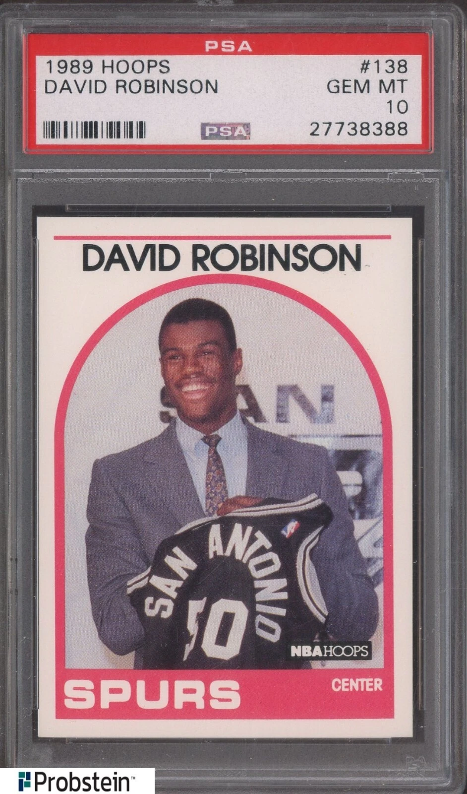 David Robinson 1989 Hoops #138 Base PSA 10 Price Guide - Sports Card ...