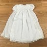 Vtg Alexis Baby or Doll Dress Red Swiss Embroidered Floral Ribbon ...