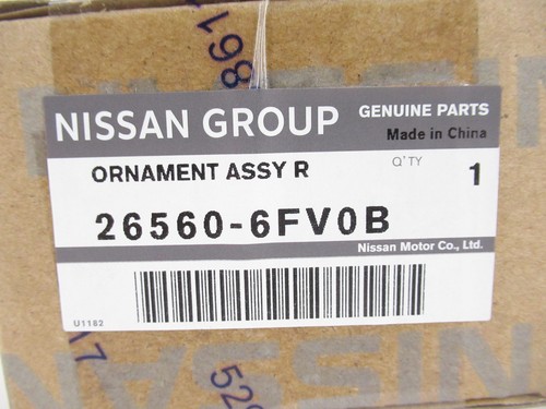 265606FV0B Genuine Nissan Reflex Reflector ASSY Rear RH 26560-6fv0b for ...