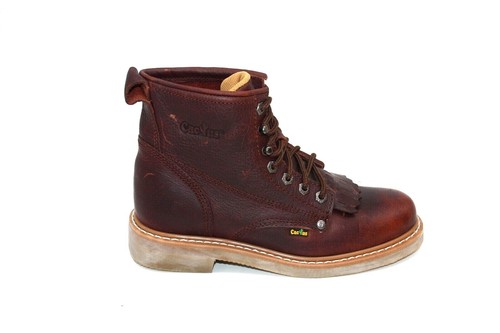 CACTUS FOOTWEAR MEN'S 6730 WINE OIL&SLIP RESISTANT WORK BOOT | eBay