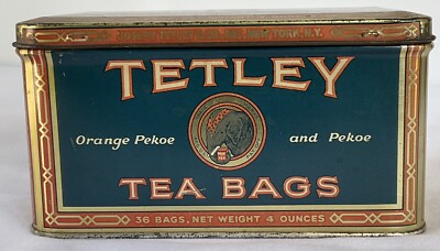 Tetley Tea Tin In Collectible Advertising Tins for sale | eBay