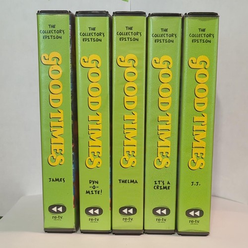 Vintage Good Times Collector's Edition Clamshell VHS Tapes Lot of 5 | eBay
