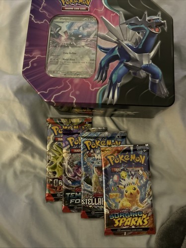 Pokemon Cards Azure Legends Tin Dialga EX In Hand Ships Fast TCG Open ...