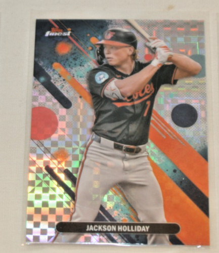 JACKSON HOLLIDAY 2025 FINEST CHECKERBOARD #67 BALTIMORE ORIOLES | eBay