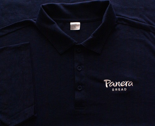 Panera Bread Employee Uniform Polo Shirt, Mens Large | eBay