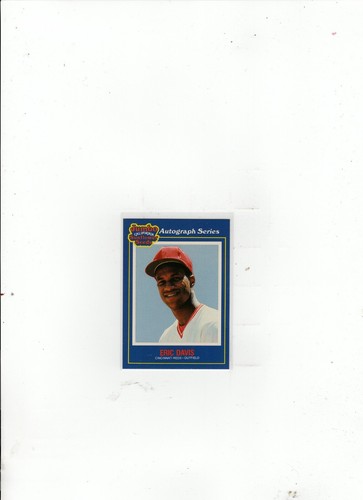 1990 Eric Davis California Jumbo Sunflower Seeds #21 Free Shipping (C ...