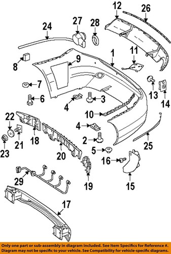 MERCEDES OEM 10-13 E350 Rear Bumper-Bumper Cover Nut 0039906450 | eBay