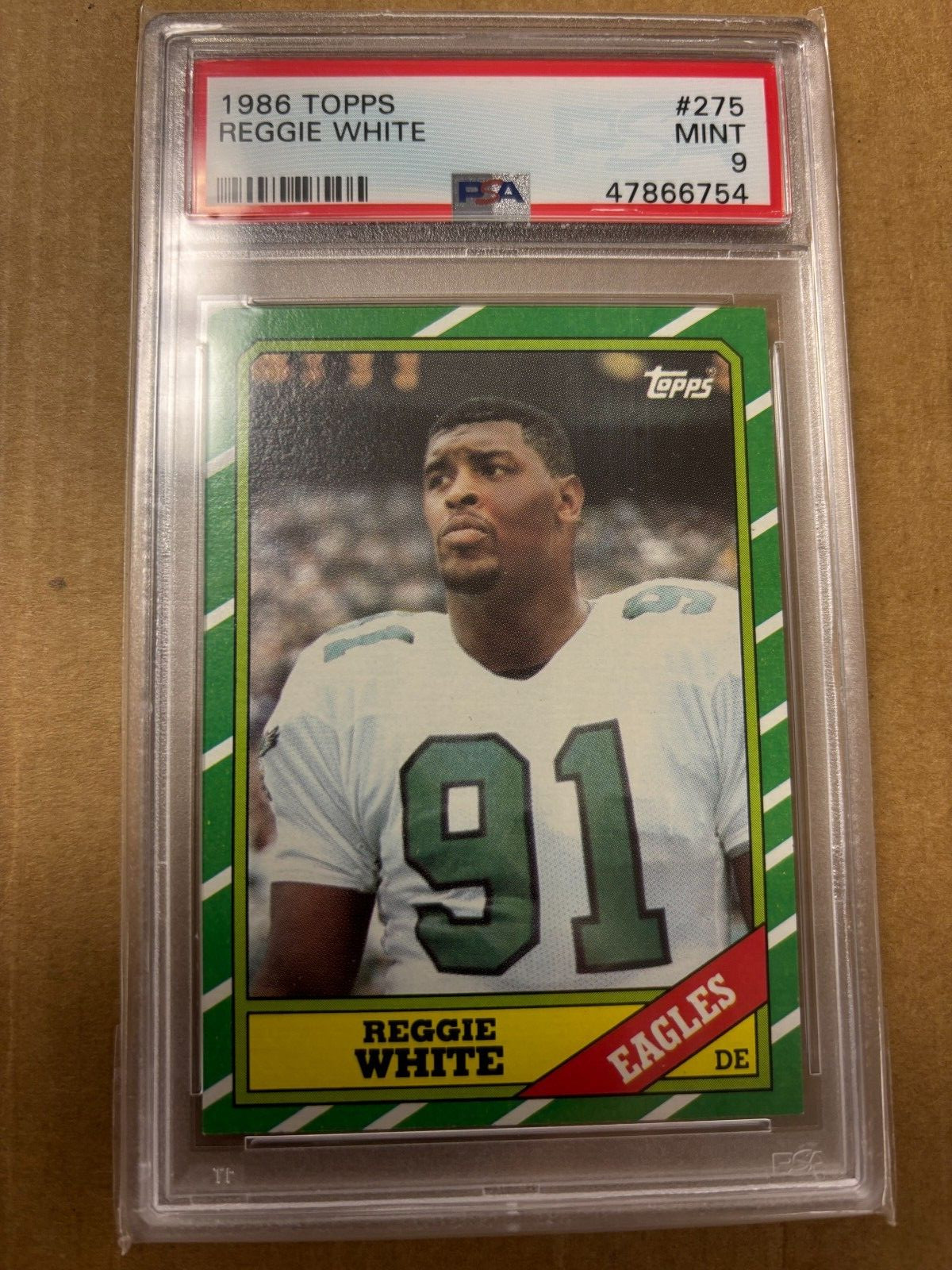 Reggie White 1986 Topps #275 Base PSA 9 Price Guide - Sports Card Investor
