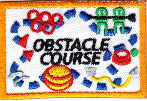 OBSTACLE COURSE Iron On Patch-Sports Competition | eBay