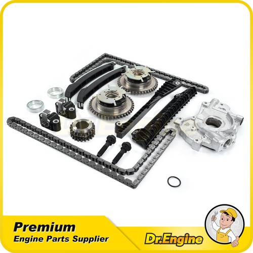 Timing Chain Kit Oil Pump Fit 04-08 Ford F-150 F-250 Expedition Lincoln ...