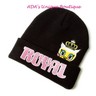 Neon Star Tokidoki Fancy Royal Owl Girl's Beanie Black Winter Shop Knit ...