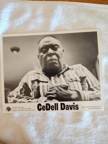 PHOTO MUSIC CEDELL DAVIS FAT POSSUM RECORDS | eBay