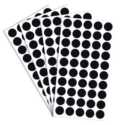 Black Round Stickers for sale | eBay