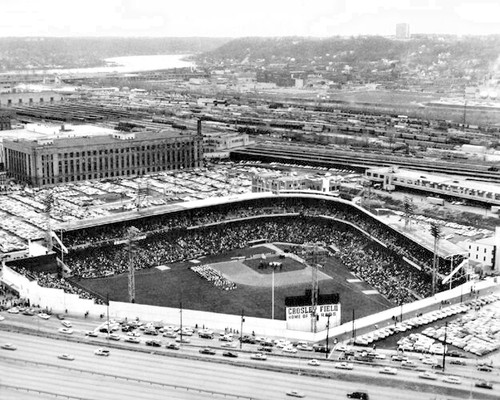Cincinnati Reds CROSLEY FIELD Glossy 8x10 Photo Stadium Aerial Poster ...
