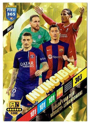 Panini FIFA 365 2024 INVINCIBLE X-RARE | eBay