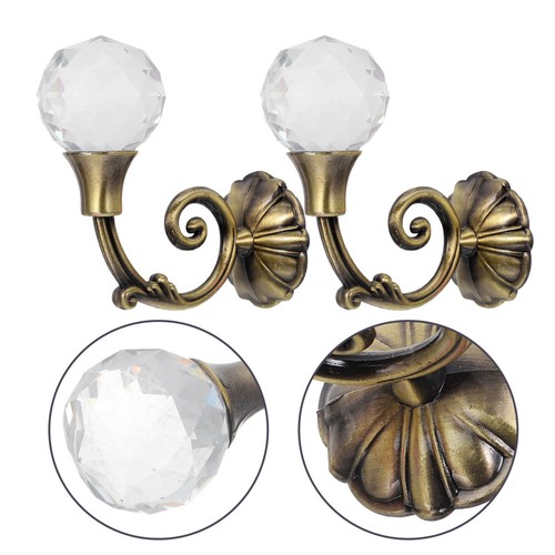 Curtain Wall Hook Tie Back Hooks Mounted Drapery Tiebacks Holdback ...