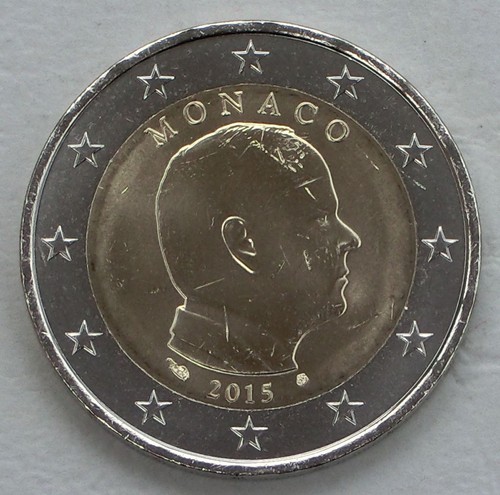2 E.uro Currency Coin Monaco 2015 Albert II uncirculated | eBay