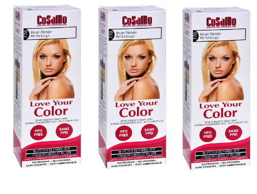 CoSaMo Love Your Color Hair Color #770 Beige Blond (3 pack) | eBay