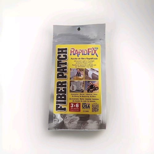 RapidFix UV Fiber Patch 3" x 6" Durable Fiberglass Fabric New Free ...
