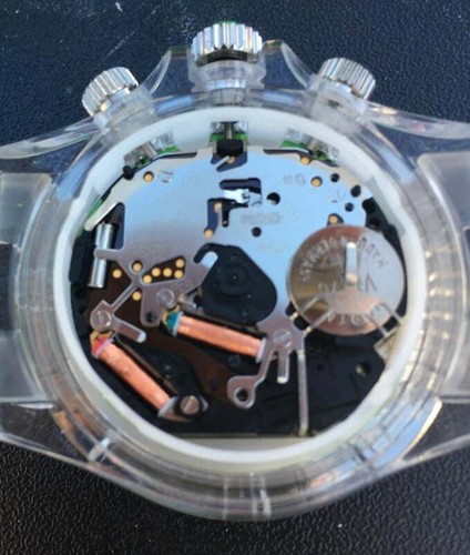 MOVIMENTO Al Quarzo Per CHRONO - HATTORI VD54 MOVEMENT SHIOJIRI WATCH ...