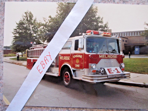 MELROSE MA FIRE ENGINE 1 1987 MACK CF KME TRUCK MASSACHUSETTS MASS | eBay