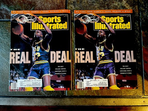 1/21/91 Sports Illustrated 1st Cover Shaq The Real Deal LSU EX-NM! | eBay