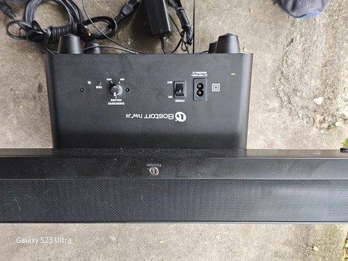 Boston Acoustics TVee Model 25 Home Theater Speaker Soundbar &Wireless ...