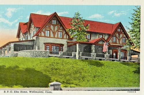 B P O Elks Home in Willimantic CT OLD | eBay
