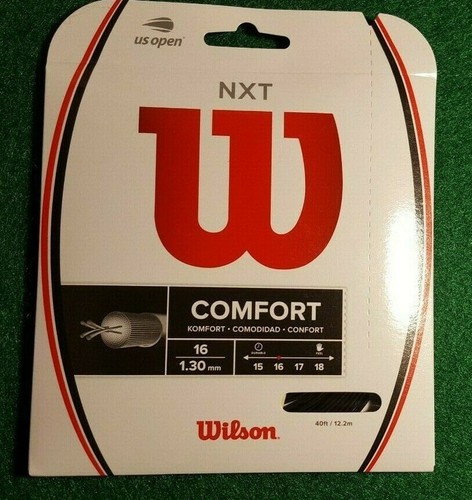 NEW WILSON NXT 16 (1.30) TENNIS STRING!!! BLACK PACK!!! | eBay