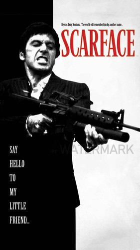 AL PACINO IN FINAL SCENE SCARFACE CINEMA PUBLICITY PHOTO PRINT PICTURE ...
