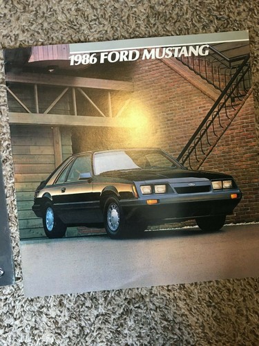FORD 1986 MUSTANG LITHO IN USA LITERATURE HAVE YOU DRIVEN A FORD ...