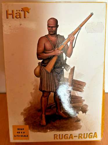 Vintage HaT 1/72 Colonial Zulu Wars Native Ruga Ruga 8269 New Old Stock ...