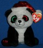 Ty Beanie Boos PANDY CLAUS the Christmas Panda Bear 6" Claire's ...
