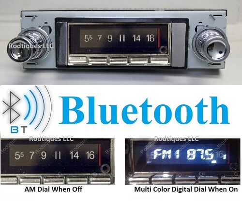 1963-1964 Impala Bel Air Bluetooth Stereo Radio Multi Color Display USA ...