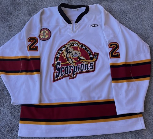 New Mexico Scorpions Jersey XXL Jake Brenk Game Worn CHL Hockey NM NHL ...