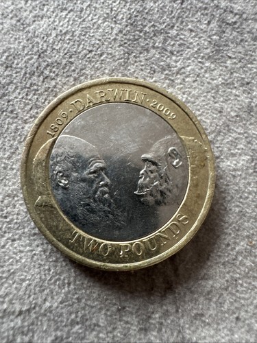 Charles Darwin 2009 Two £2 Pound Coin UK Coins - Man And Monkey | eBay UK