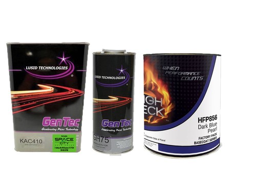 Jet Black Kit two Stage GenTec KAC410 High Gloss Car Auto Paint FAST ...