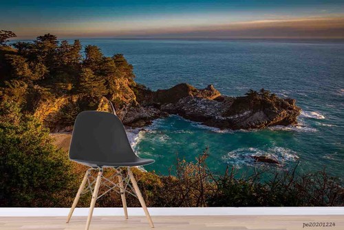 3D Seaside Rainbow Self-adhesive Removeable Wallpaper Wall Mural | eBay