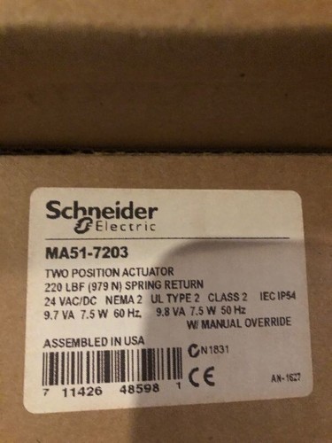 Schneider electric MA51-7203 Still in unopened box | eBay