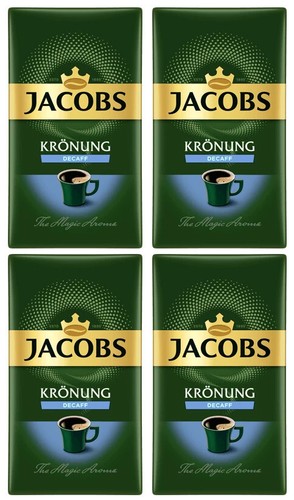 4 JACOBS DECAF Decaffeinated Ground Coffee Made in Germany 250g 8.8oz ...